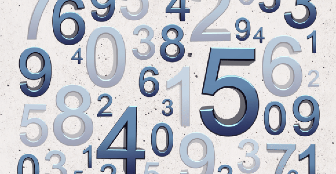 Retrato numerológico del número 6.